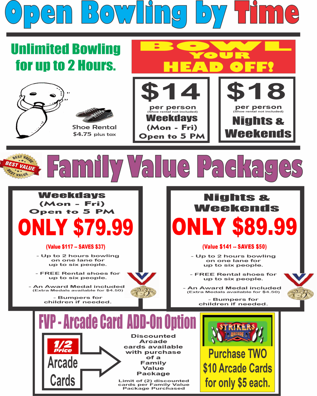 Bowling Specials | Discounts | Cheap Entertainment | Don Carter Lanes ...